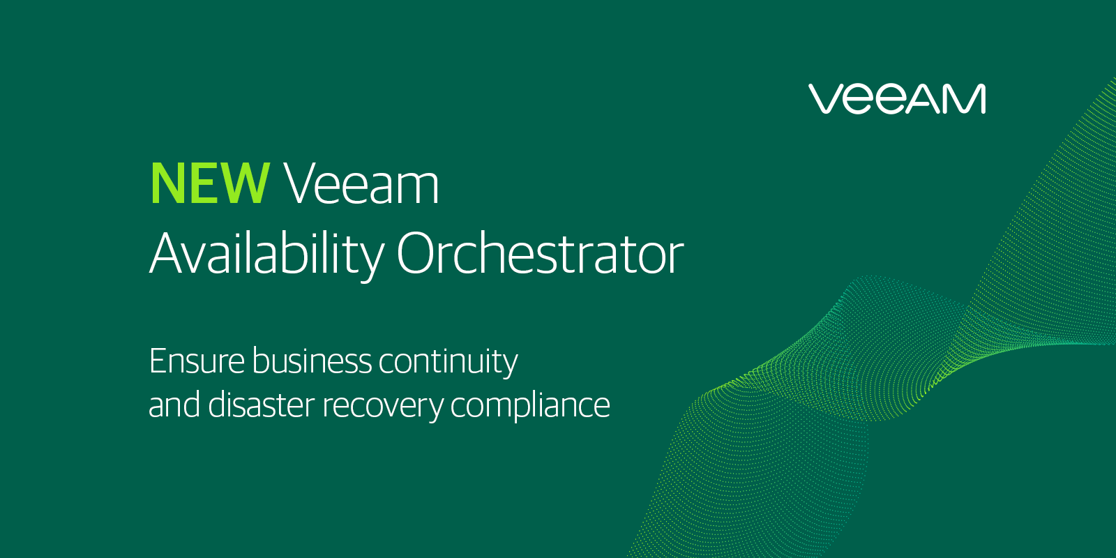 Con Veeam Availability Orchestrator BC e DR non sono più un problema ...