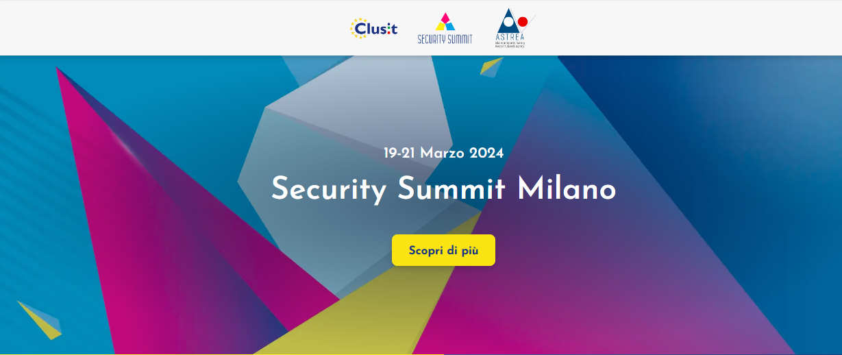 Security Summit 2024: appuntamento a Milano dal 19 al 21 marzo - LineaEDP