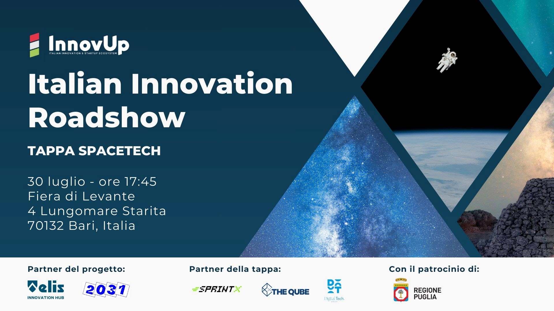 Italian Innovation Roadshow: Spacetech protagonista della tappa 4 ...